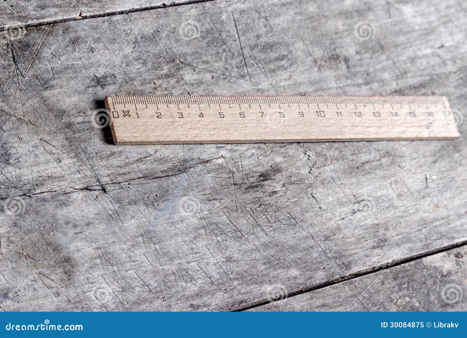 Wooden ruler stock image. Image of horizontal, table - 30084875