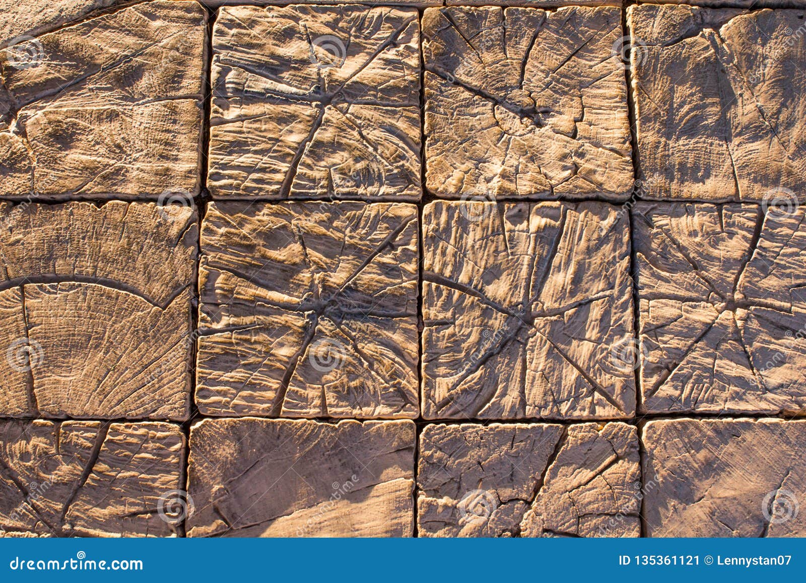 Wooden Rustic Floor Blocks stock image. Image of background - 135361121