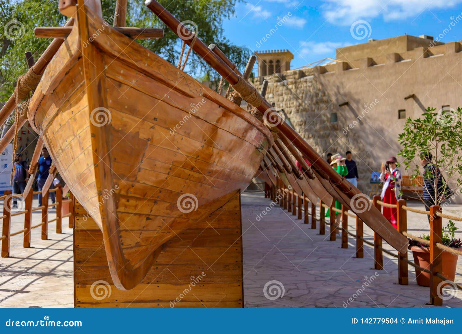 Wooden sailor boat editorial stock image. Image of background - 142779504