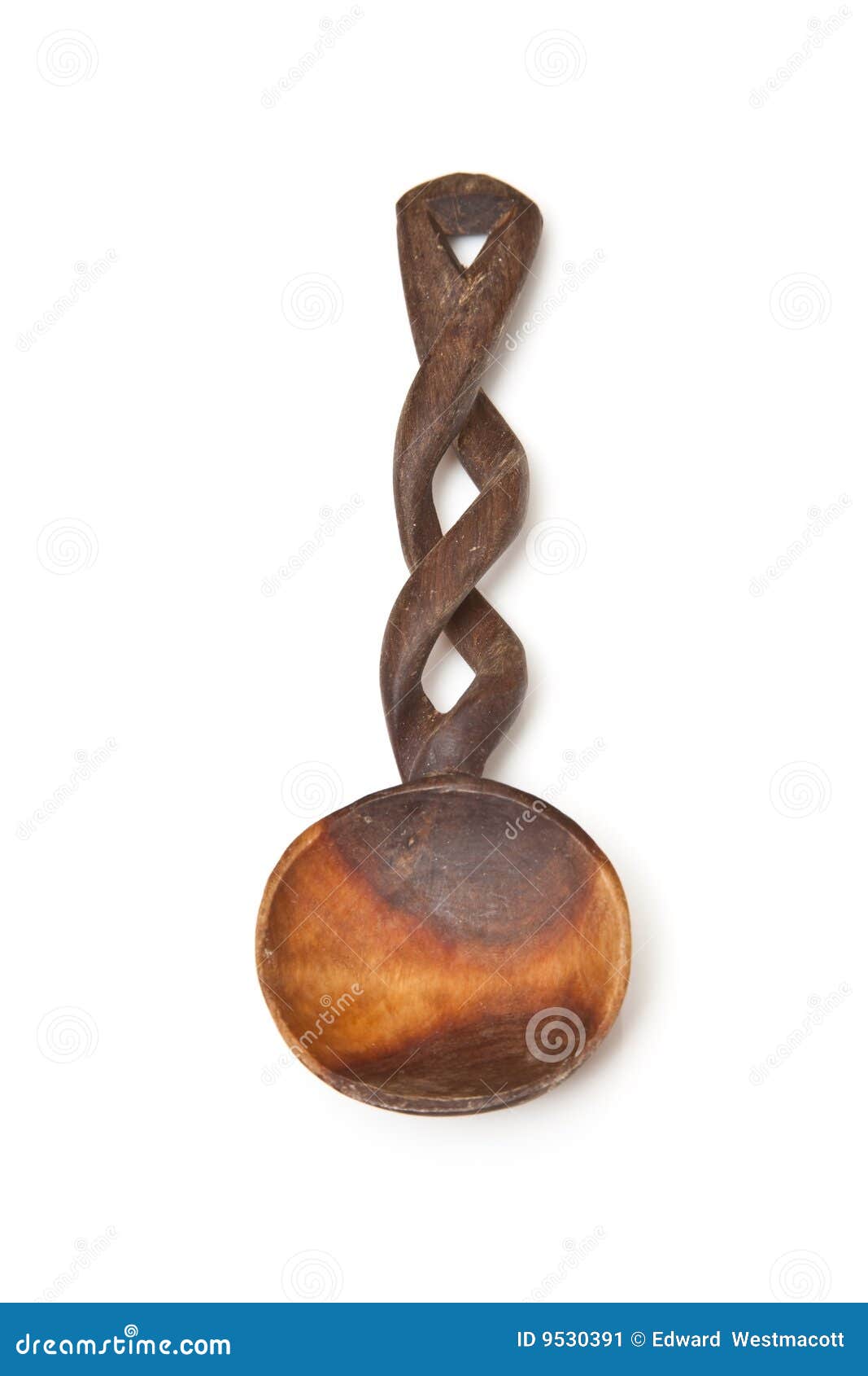 Wooden serving spoon stock image. Image of cutlery, shallow - 9530391