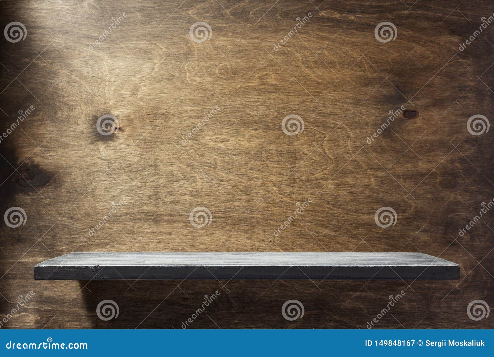 Wooden Shelf at Background Texture Stock Image - Image of food, rack ...