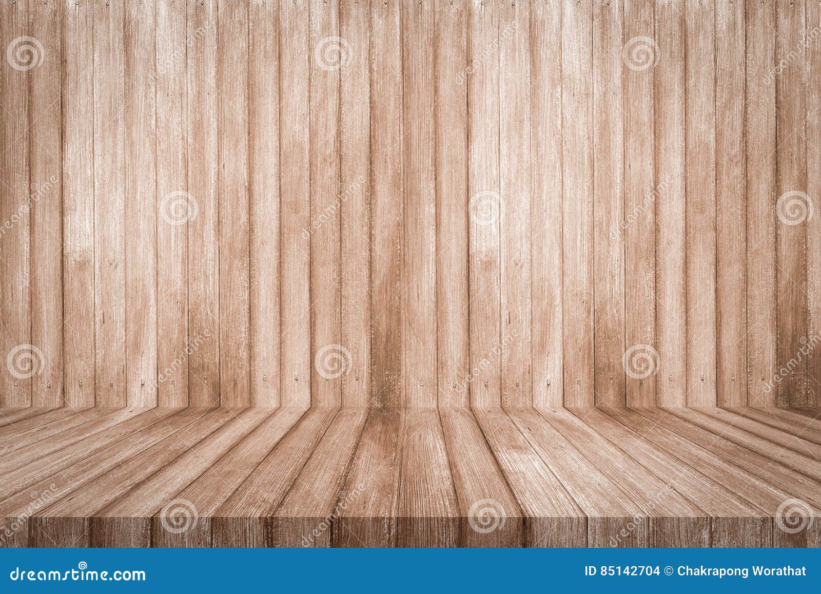Wooden Shelf on Wood Background Texture. Stock Illustration ...