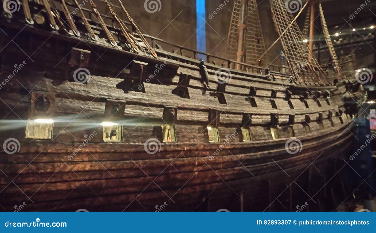 Wooden Ship In Museum Picture. Image: 82893307