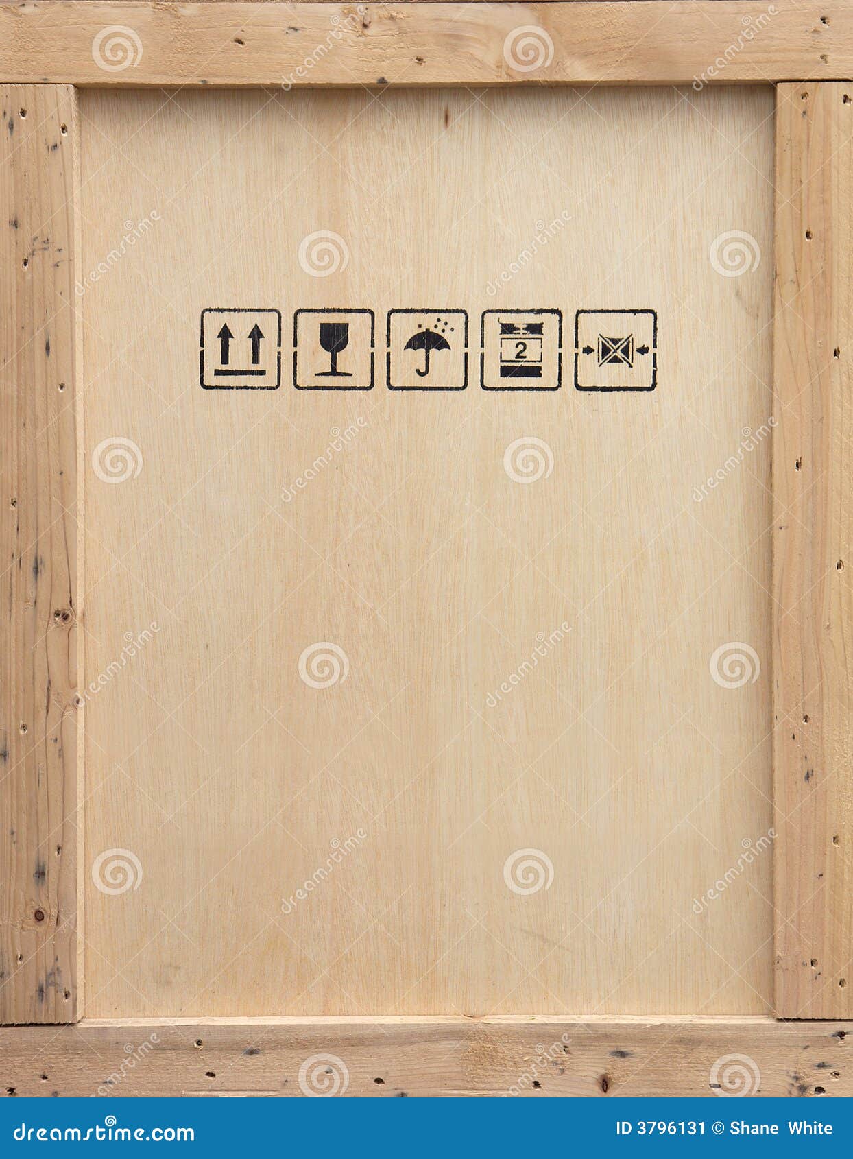 Wooden shipping crate stock image. Image of frame, care - 3796131
