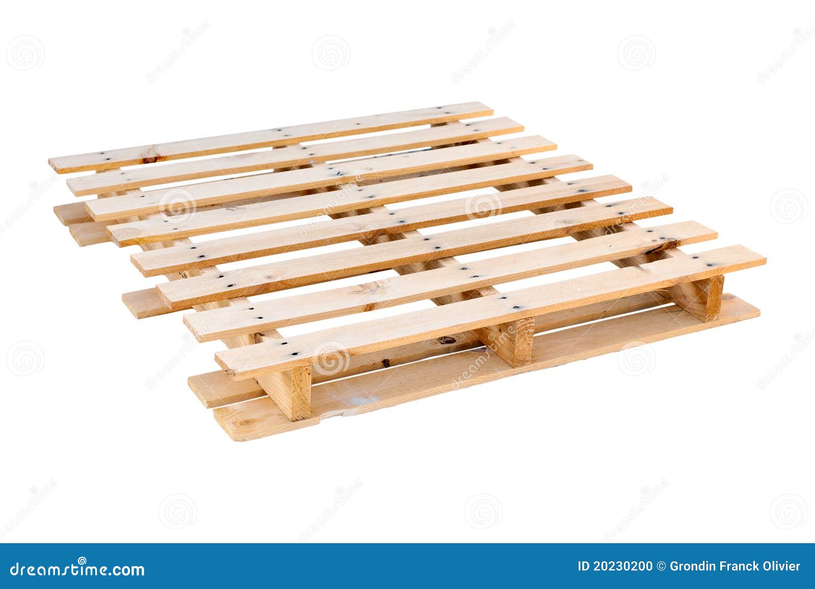 Wooden Shipping Pallet stock photo. Image of structure - 20230200