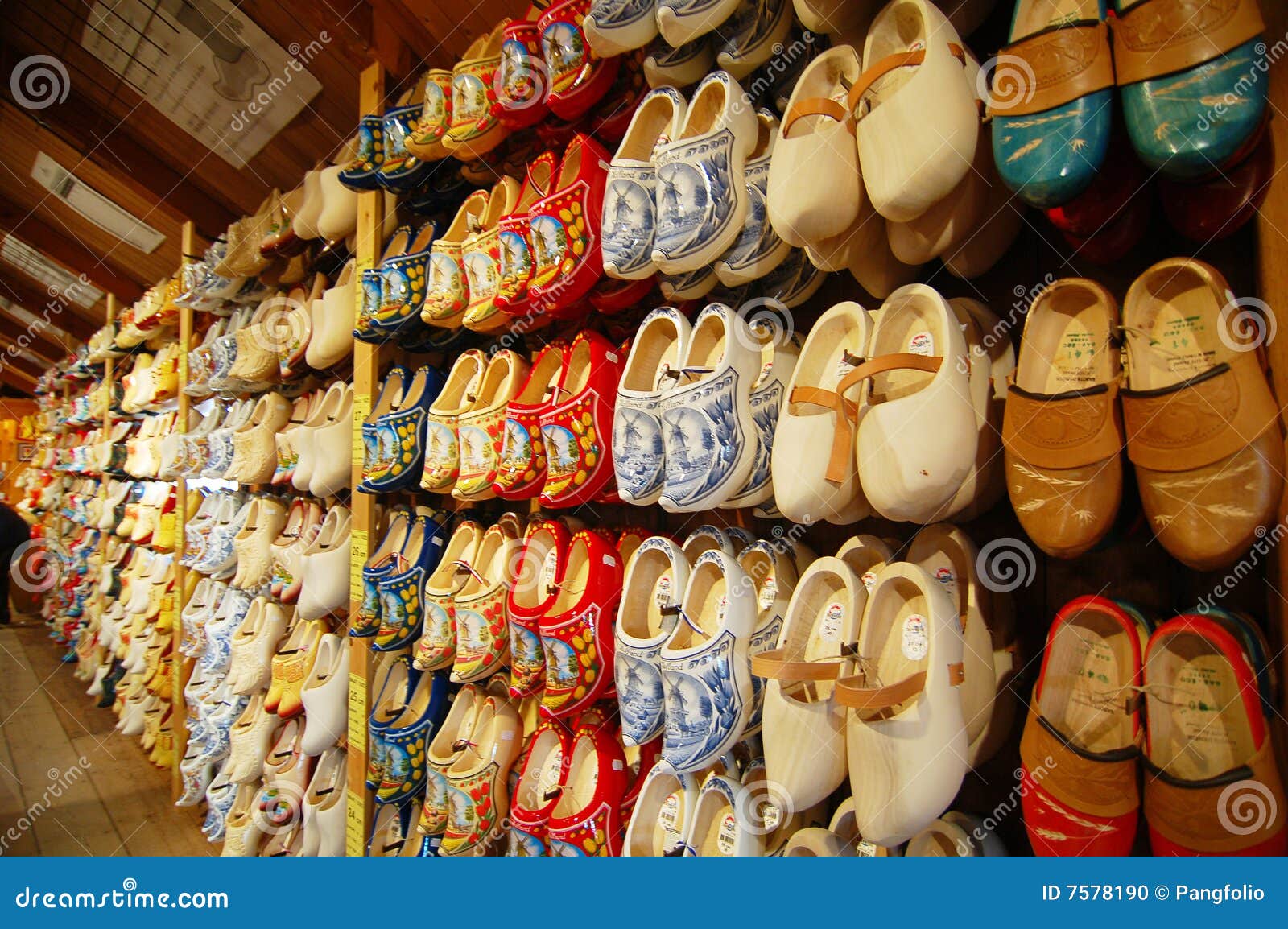 Wooden shoes stock photo. Image of shoes, cloggs, craftmanship - 7578190