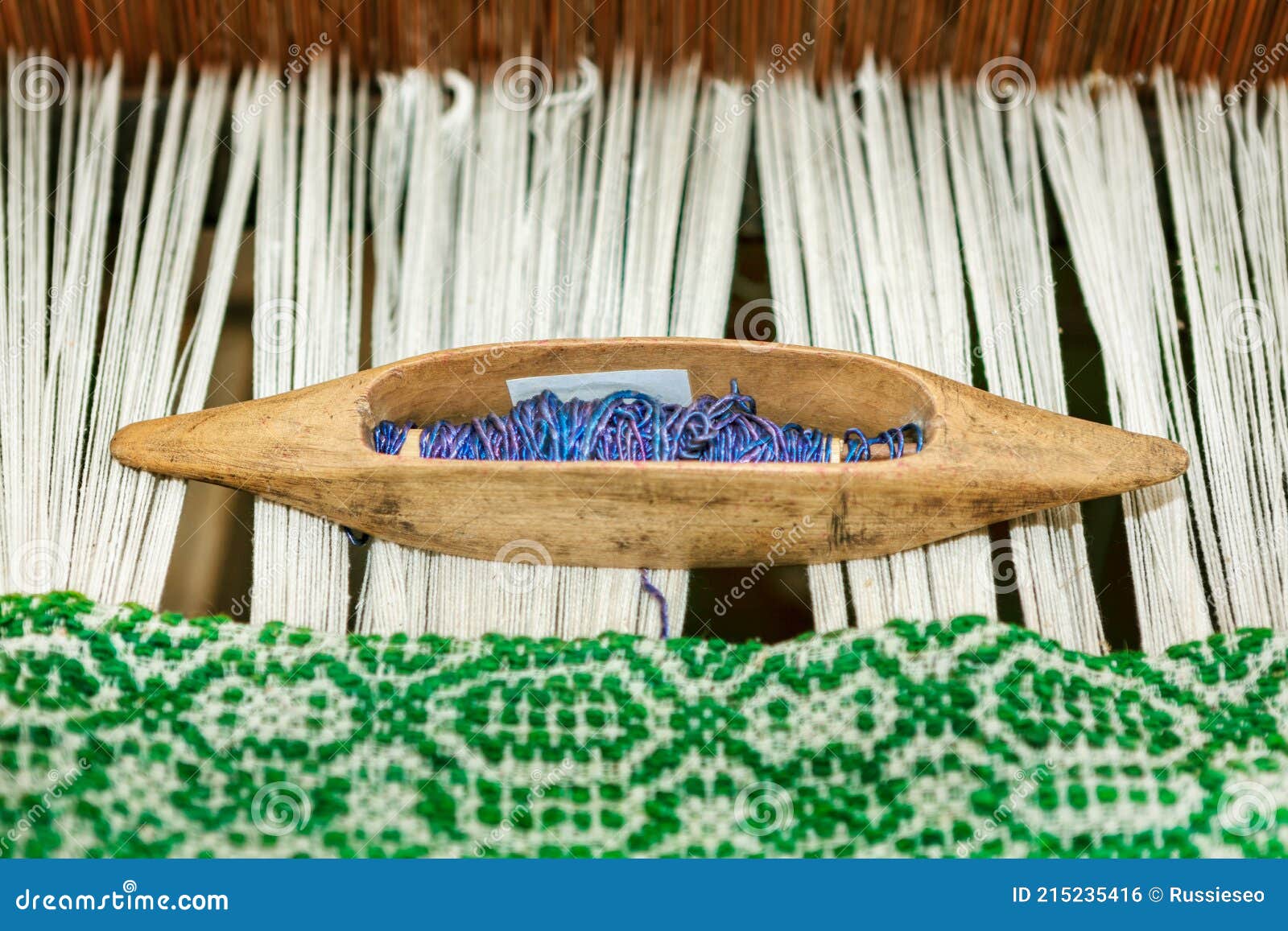 Shuttle of a Loom stock photo. Image of bobbin, handcraft - 215235416