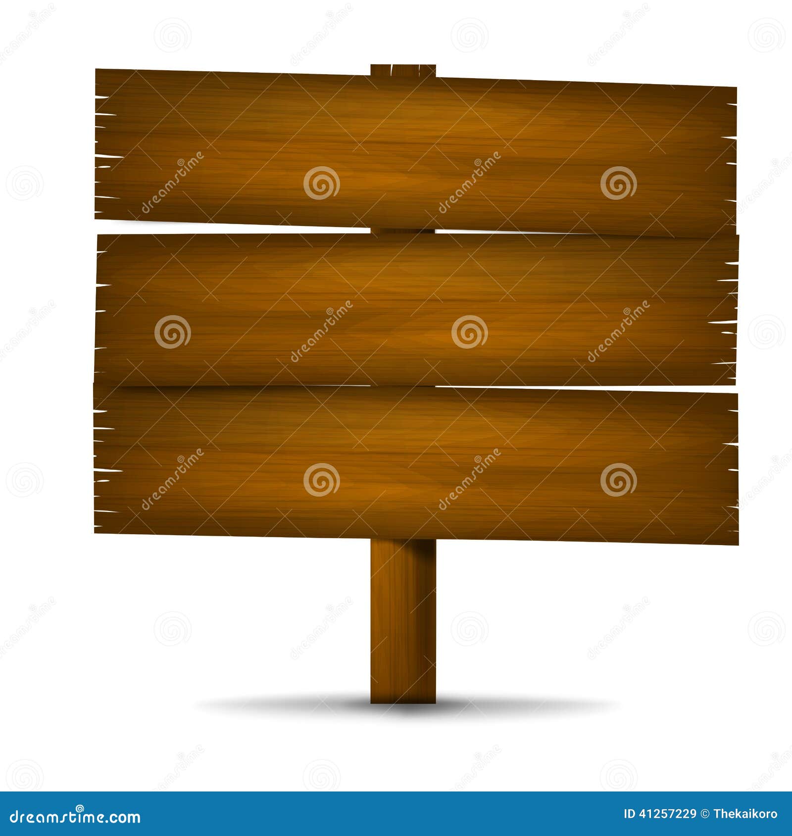 Wooden Sign 002 stock illustration. Illustration of placard - 41257229