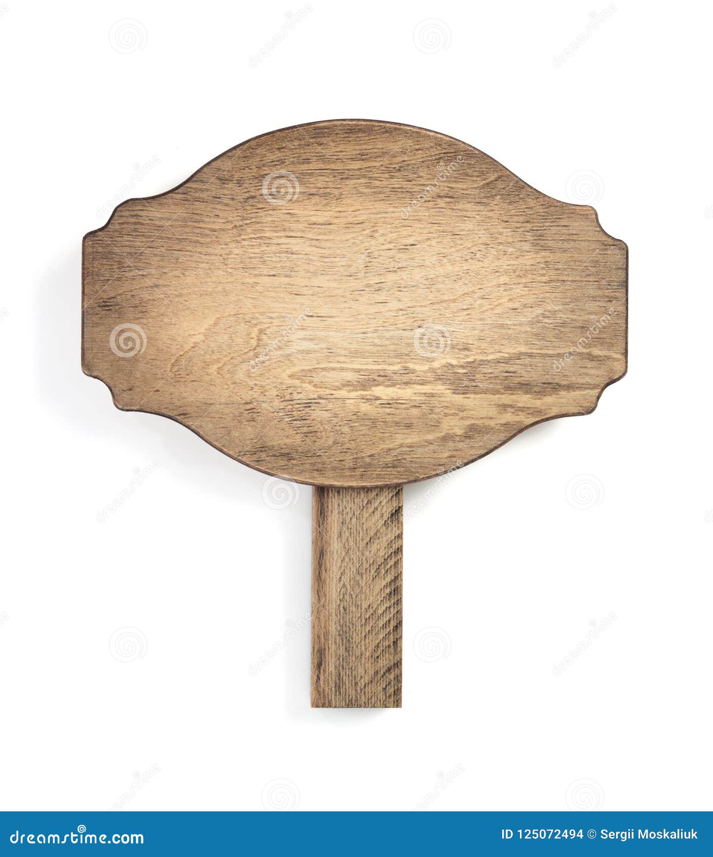 Wooden sign board on white stock photo. Image of housework - 125072494