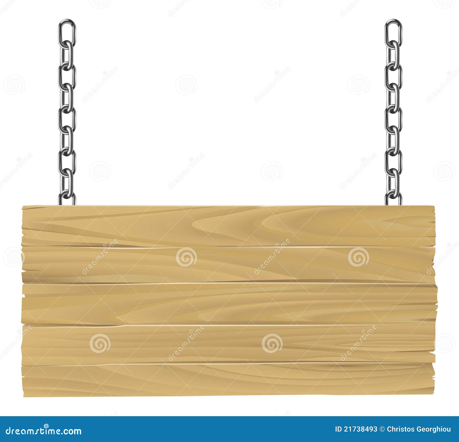 Hanging Wood Signs. Blank Antique Wooden Sign Boards. Retro Cartoon ...