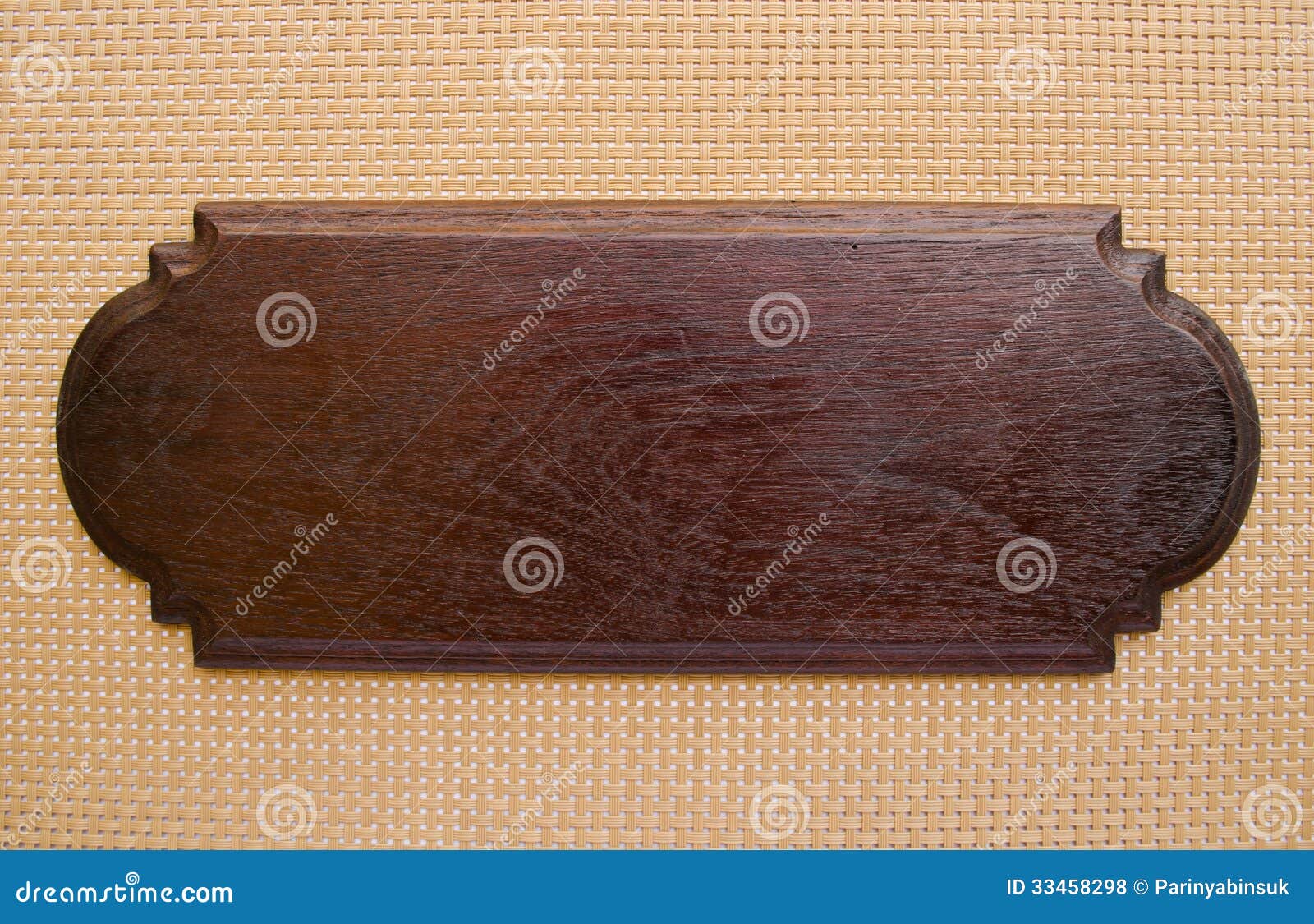Wooden sign stock photo. Image of wood, teak, panel, signboard - 33458298