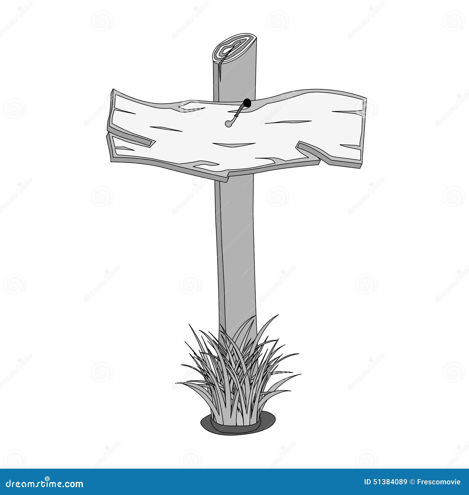 Wooden sign stock vector. Illustration of icon, drawing - 51384089