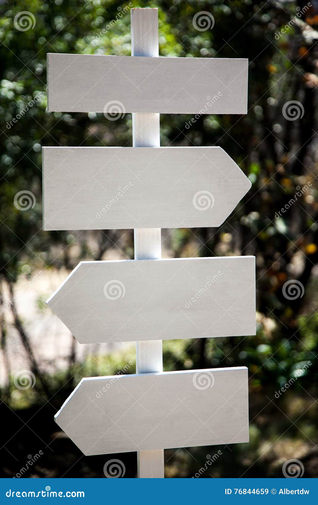 Wooden Sign Post with Muliple Signs Stock Image - Image of information ...