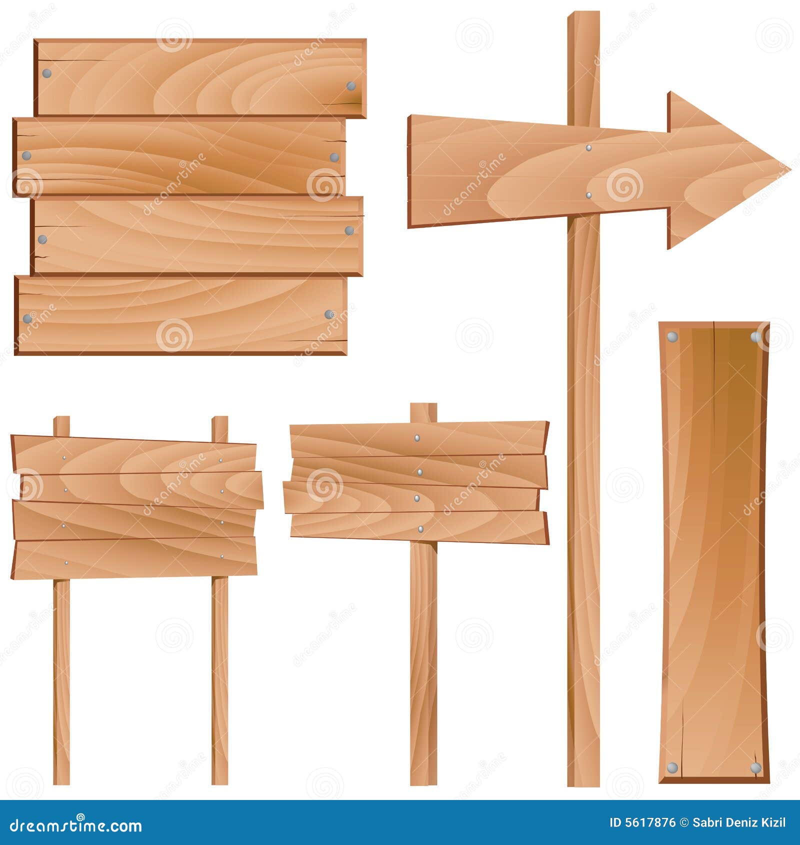 Wooden sign vector stock vector. Illustration of frame - 5617876