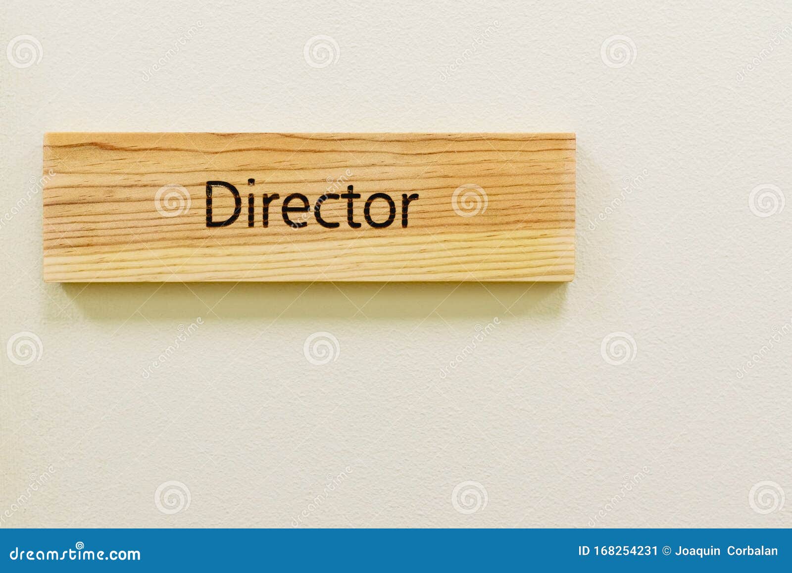 Wooden Sign with the Word Director Stock Image - Image of person ...