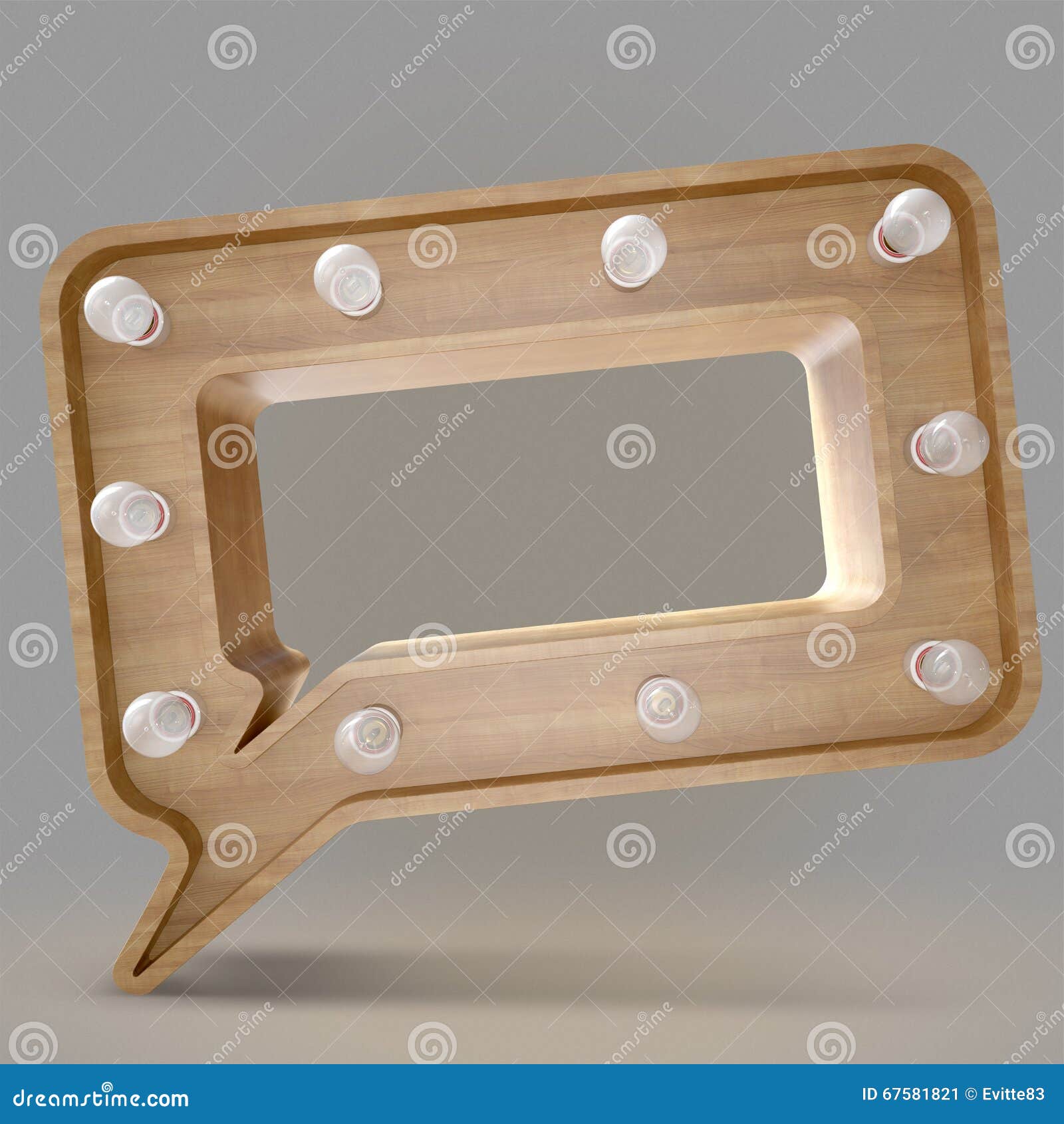 Wooden Signboard Light Banner. Stock Image - Image of backdrop ...