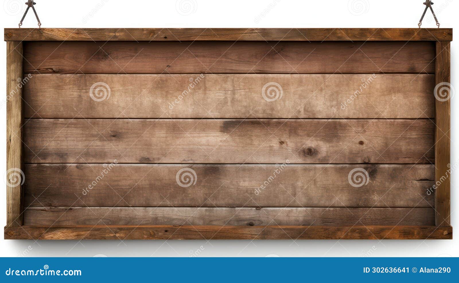 Wooden Signboard. Old Rustic Wood Stock Illustration - Illustration of ...