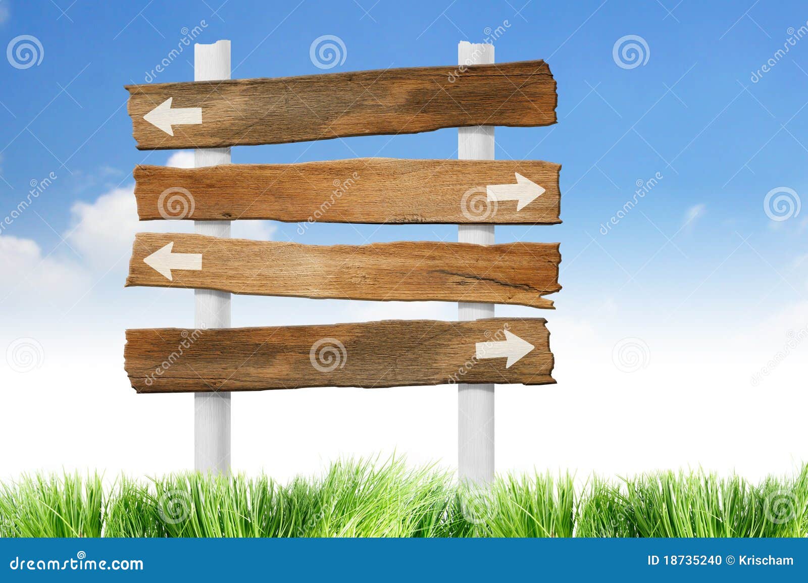 Wooden signpost stock photo. Image of navigate, panel - 18735240
