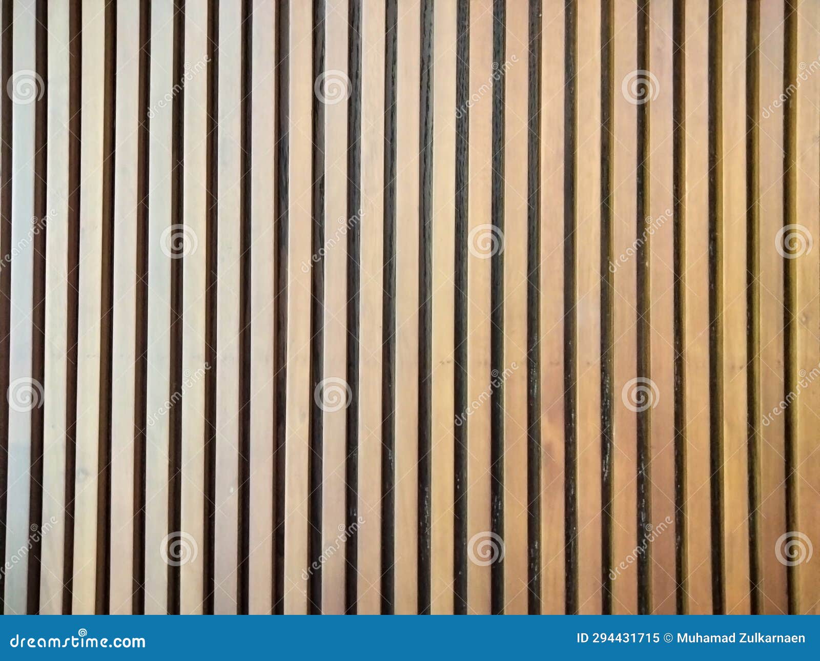 Wooden Slats, Wooden Battens Wall Surface Texture Pattern. Stock Image ...
