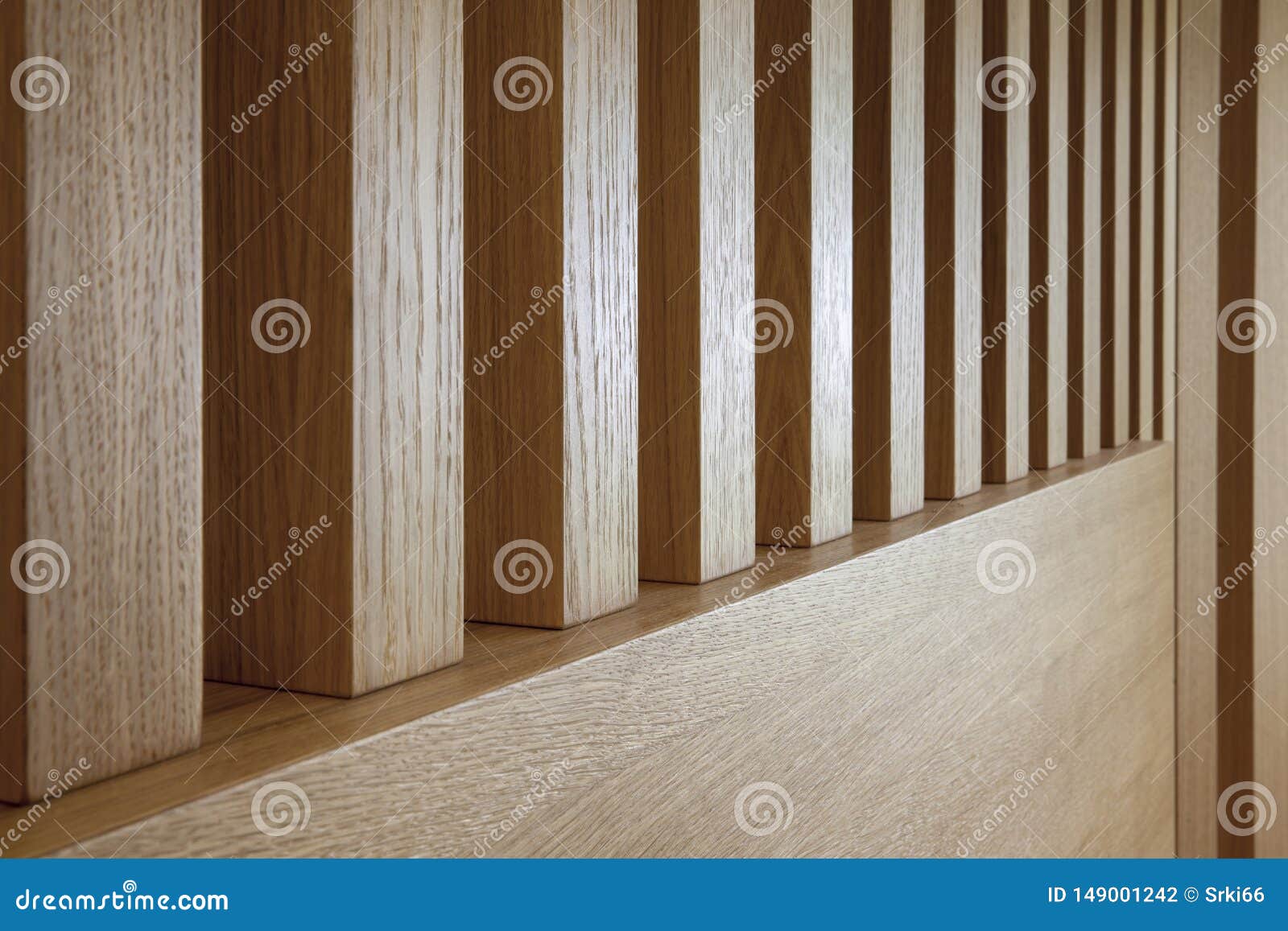 Wooden Slats in Perspective Stock Photo - Image of structure, slats ...