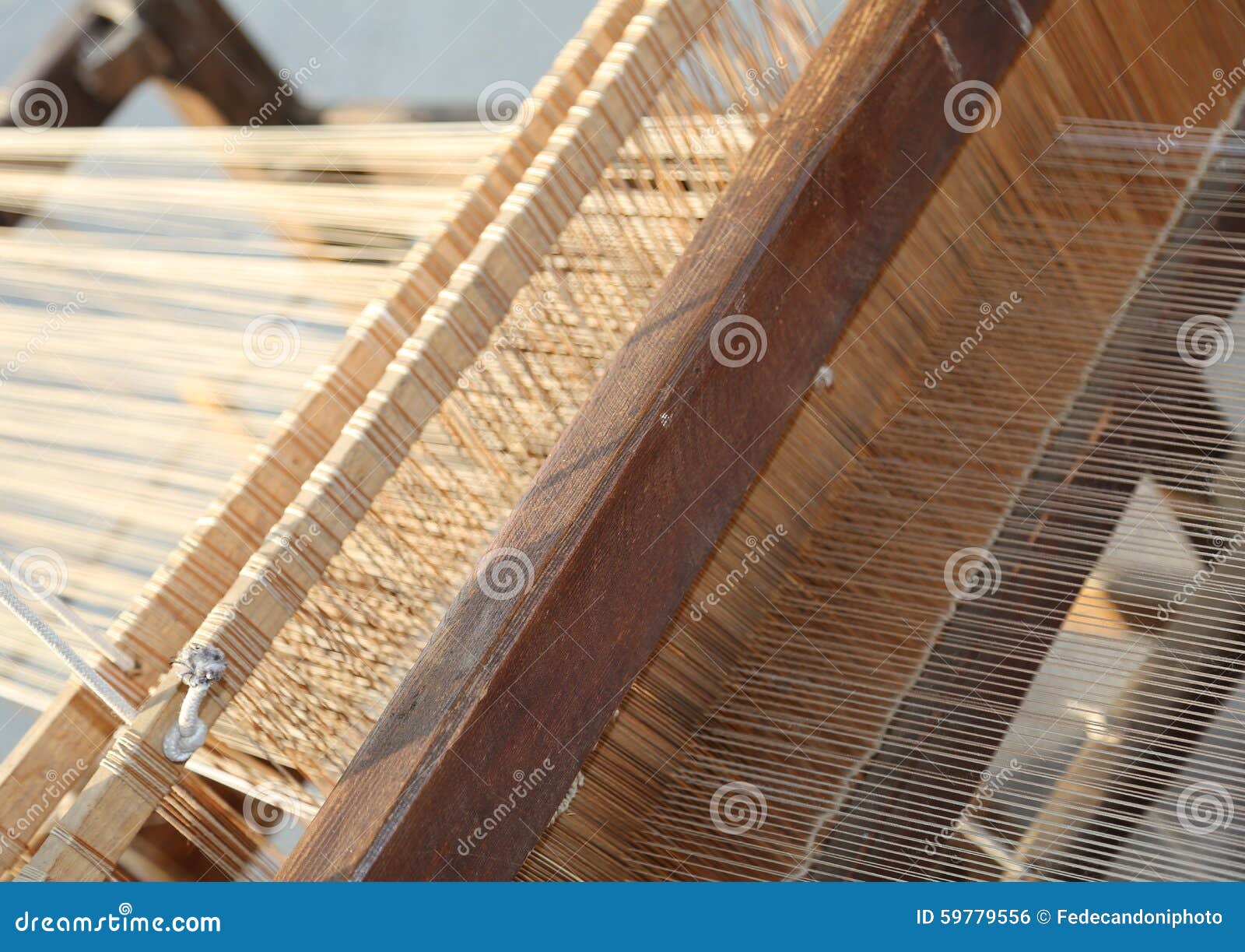 Spinning Frame With Wool Fabrics Royalty-Free Stock Image ...