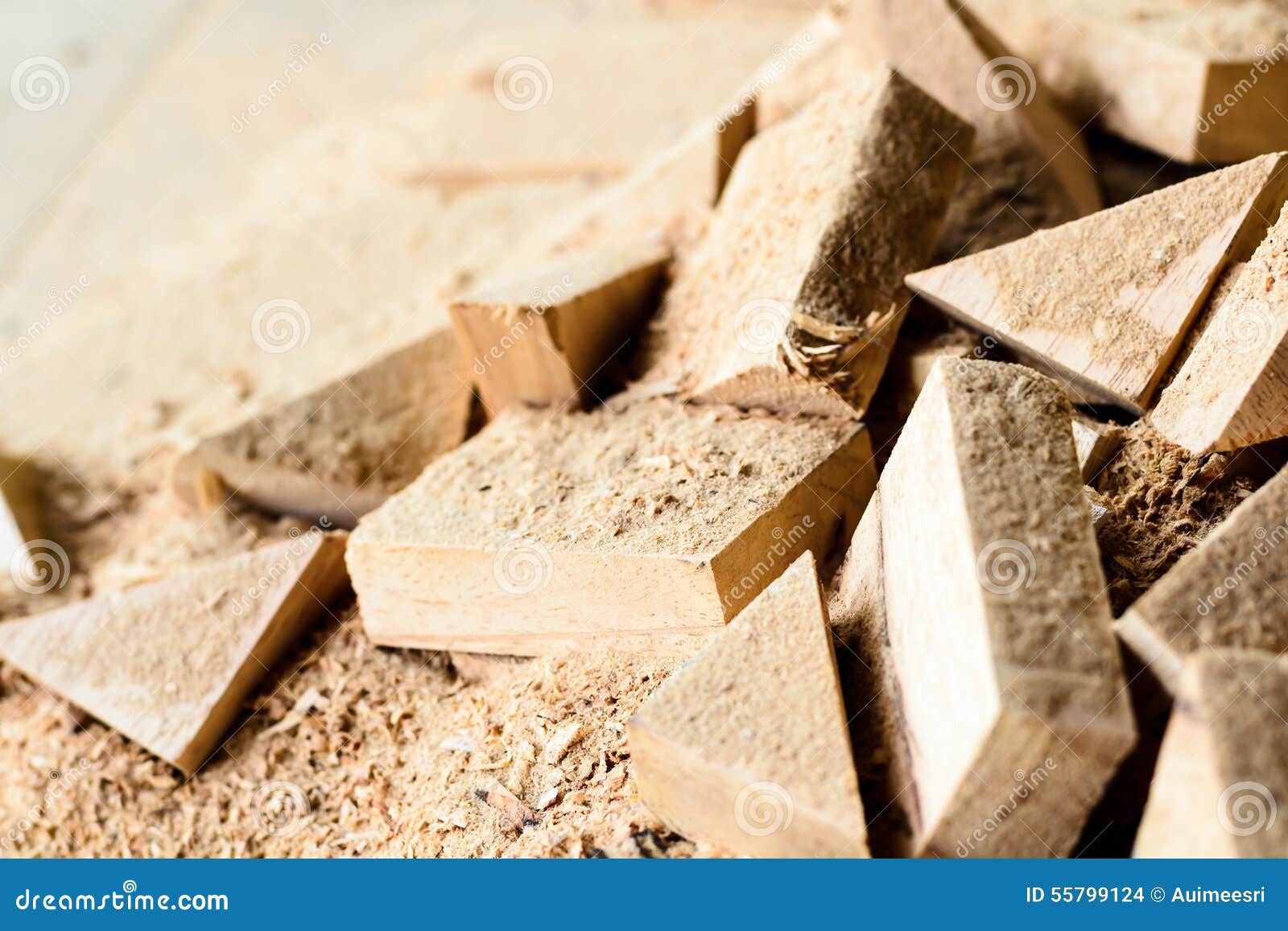 Wooden Splinter Cut and Sawdust Stock Photo - Image of sawdust, piece ...