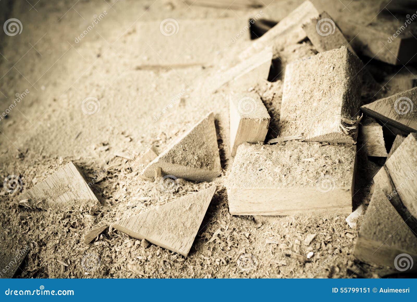 Wooden Splinter Cut and Sawdust Stock Image - Image of stacked, pile ...