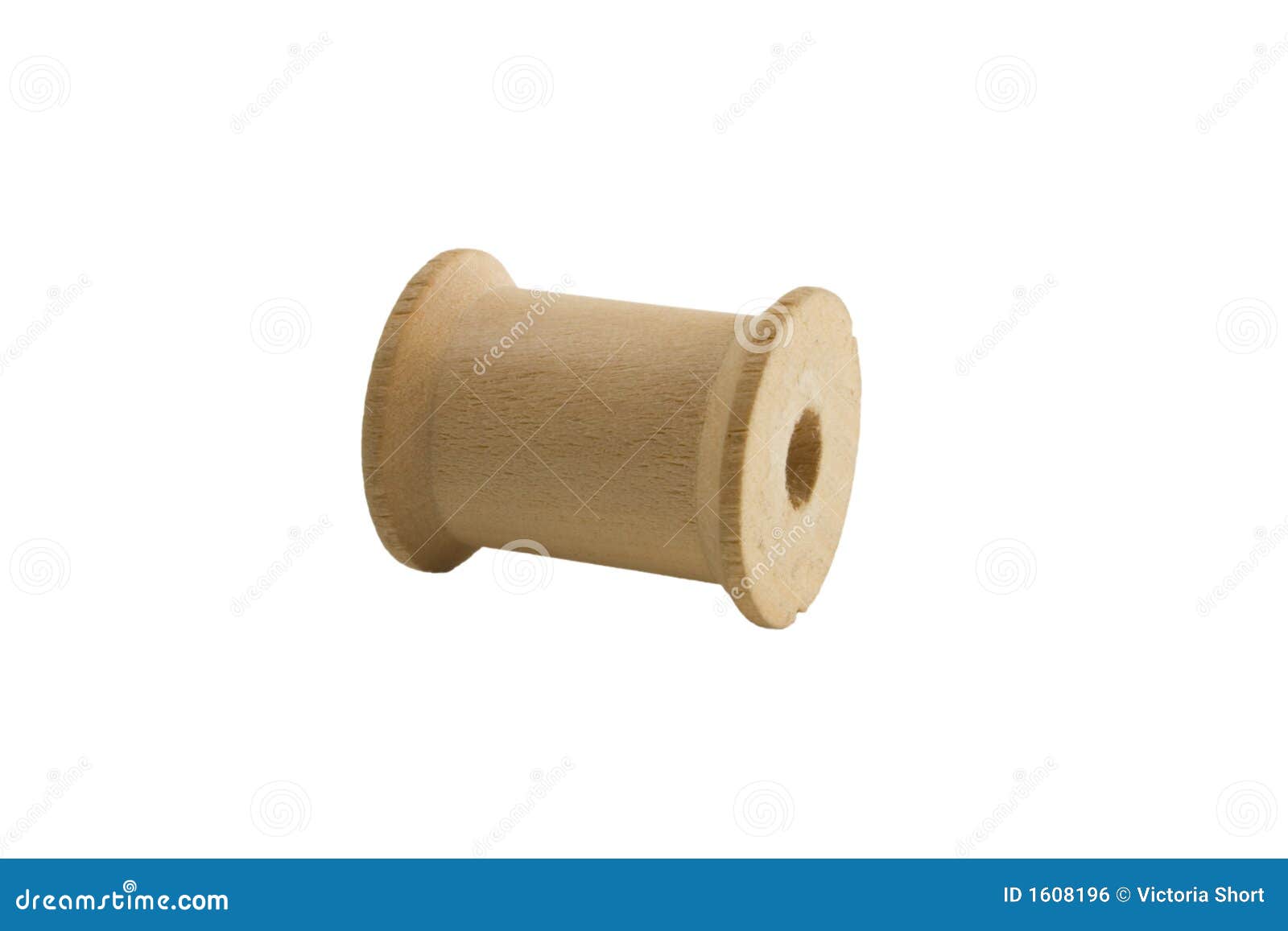 Wooden spool isolation stock photo. Image of equipment - 1608196