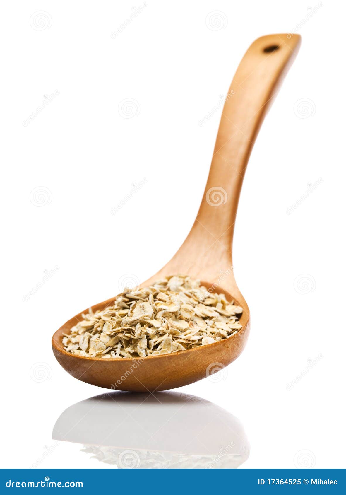 Wooden spoon with cereals stock image. Image of processed - 17364525