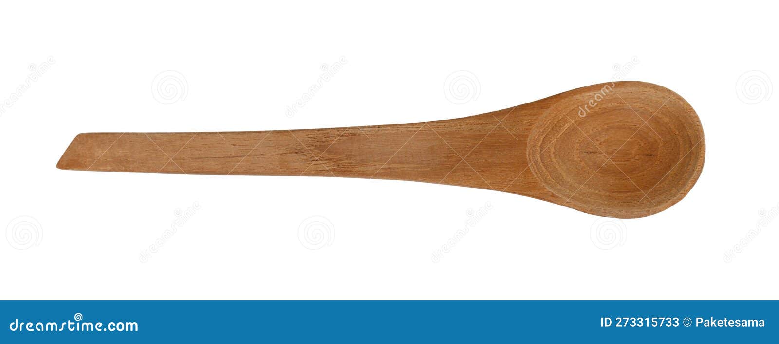 Wooden Spoon Front Top View Stock Image - Image of cooking, tool: 273315733