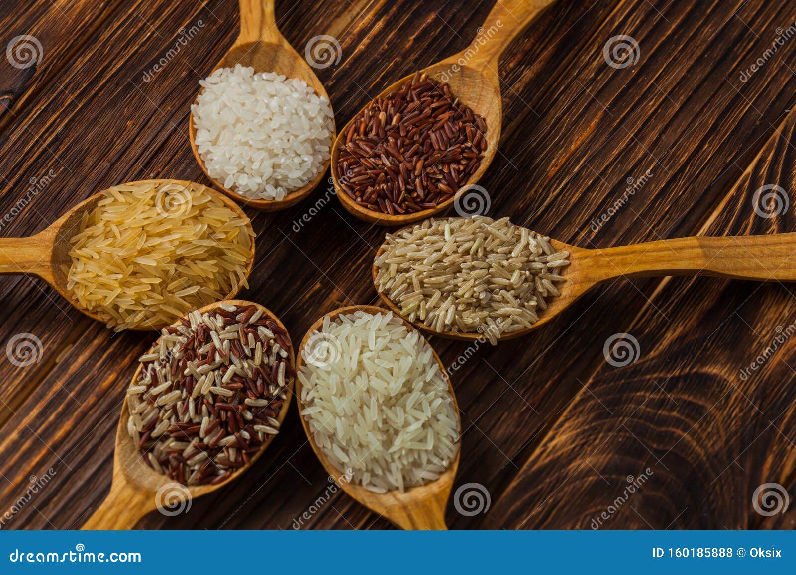 Different Rice Varieties. Royalty-Free Stock Photography ...