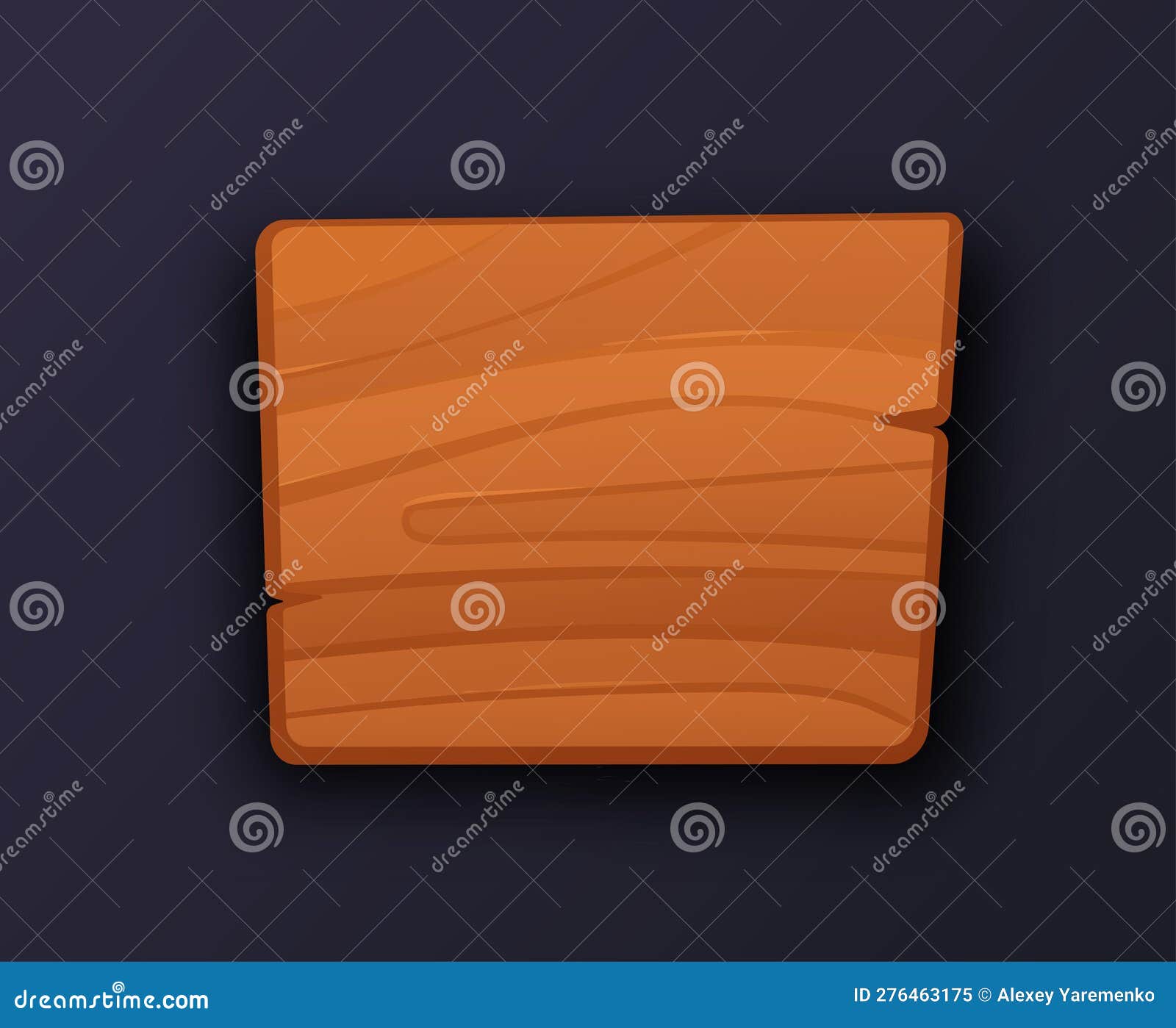 Wooden square button stock illustration. Illustration of texture ...