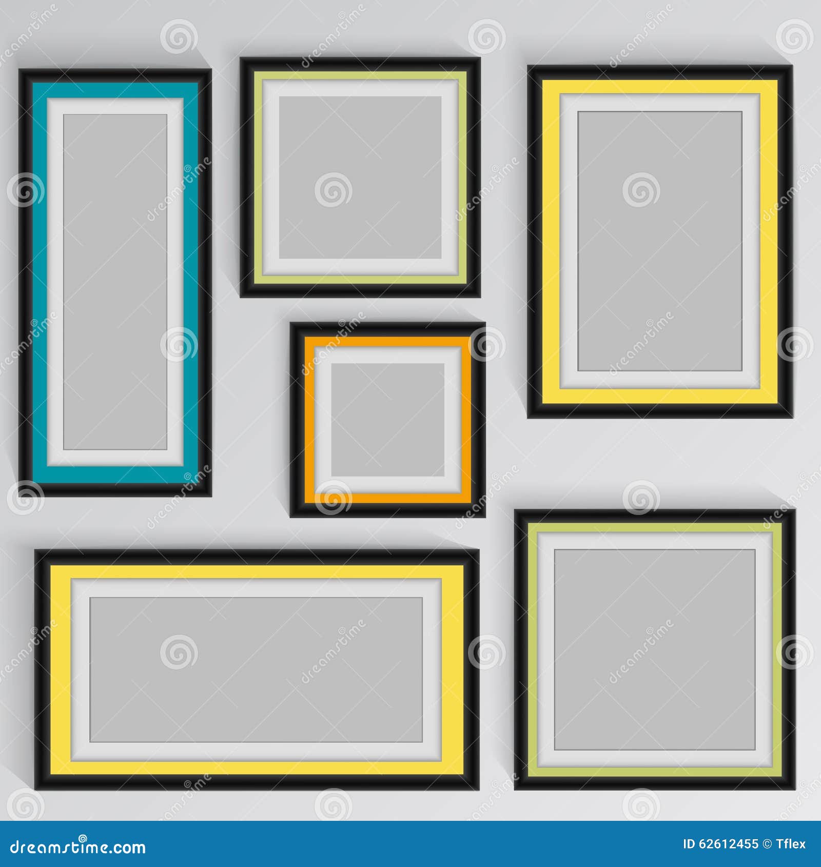 Square Picture Corner Frame Stock Image | CartoonDealer.com #6567469