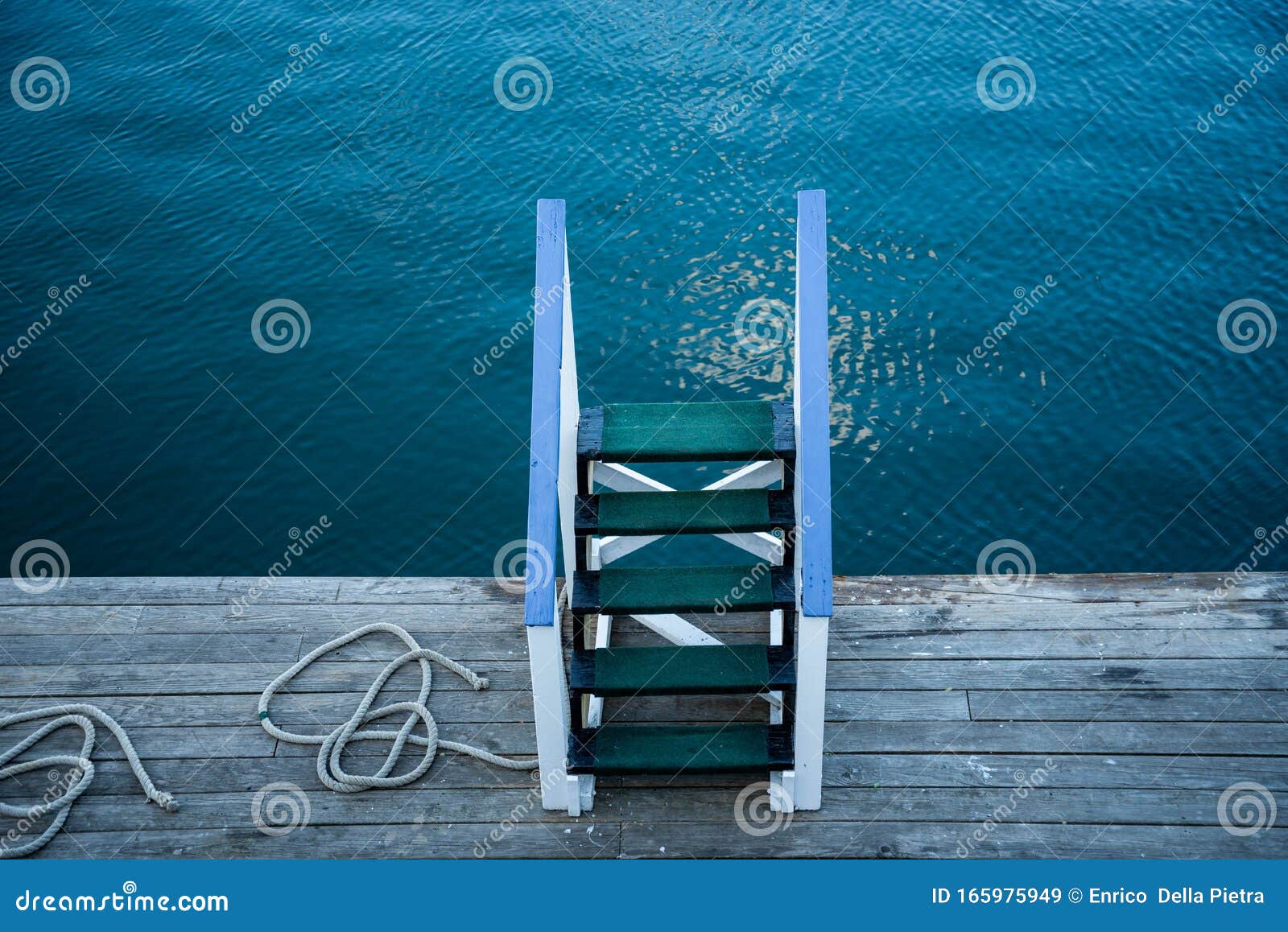 Wooden Stairs on the Deck of a Ferry-ship Stock Image - Image of marine ...