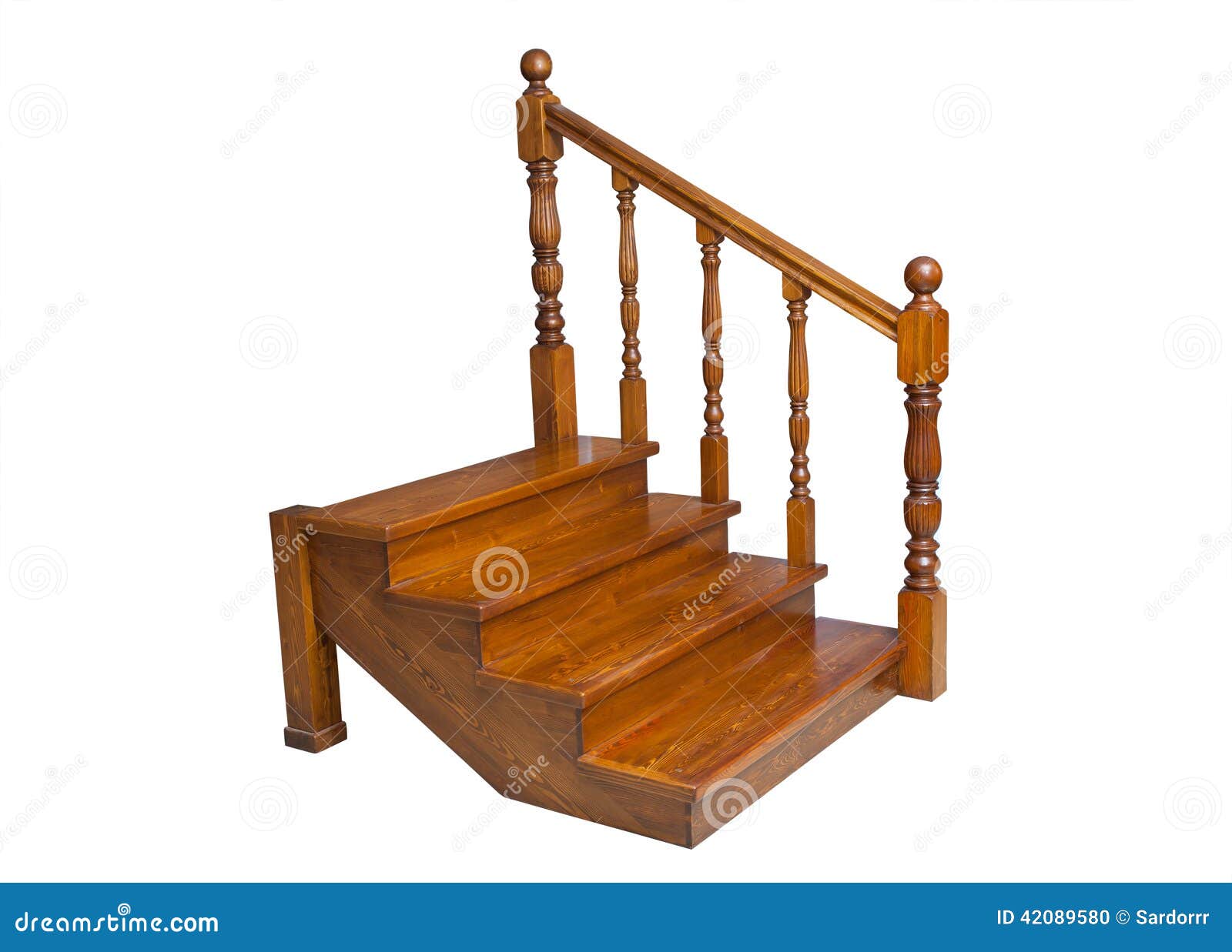 Wooden stairs stock photo. Image of white, ladder, design - 42089580