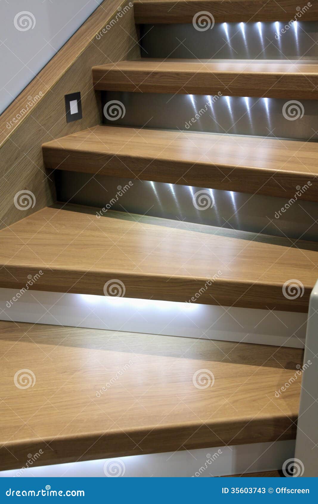 Wooden stairs stock image. Image of steps, backlit, light - 35603743