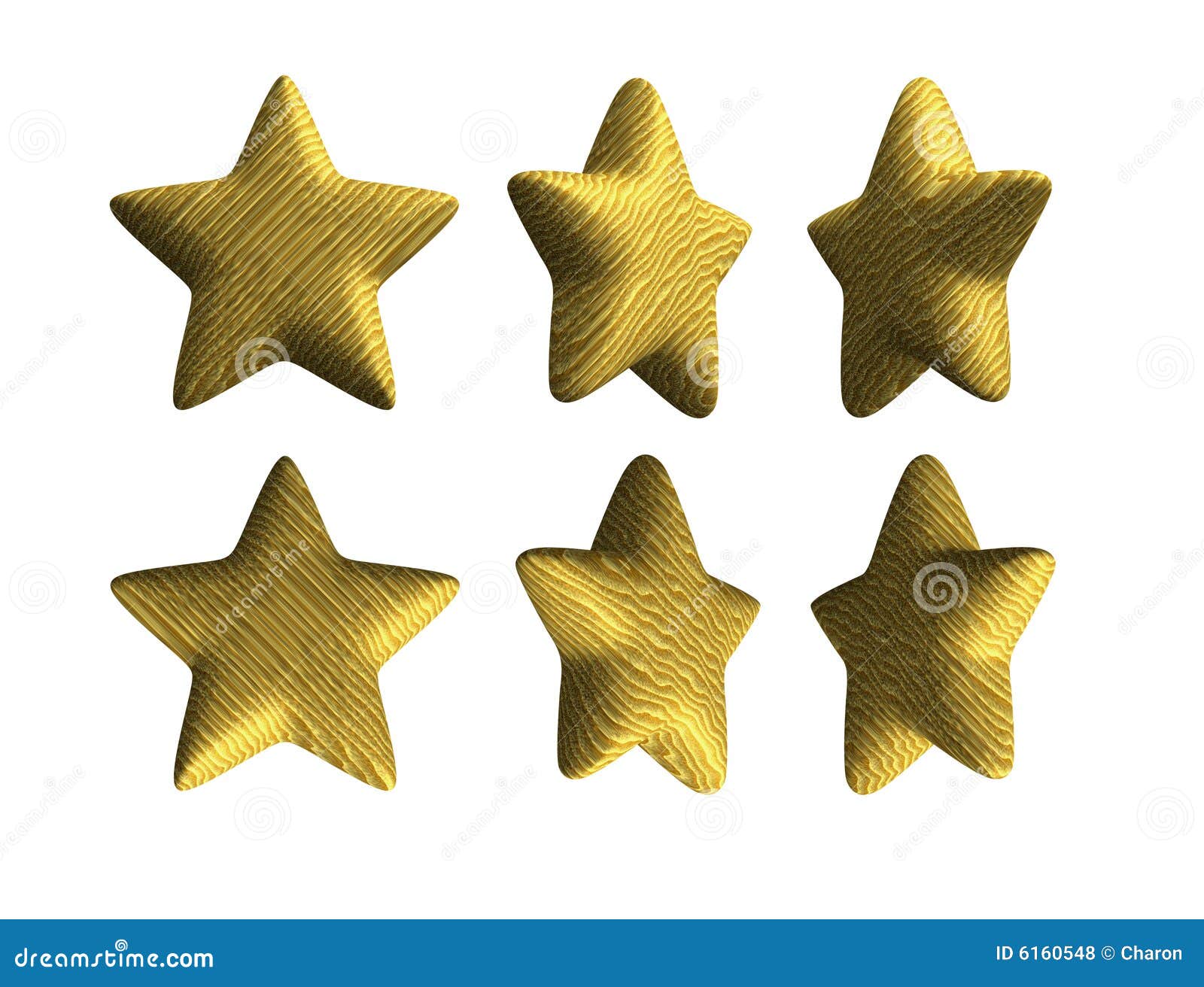Wooden Star Solid Wood Isolated Stock Illustration - Illustration of ...