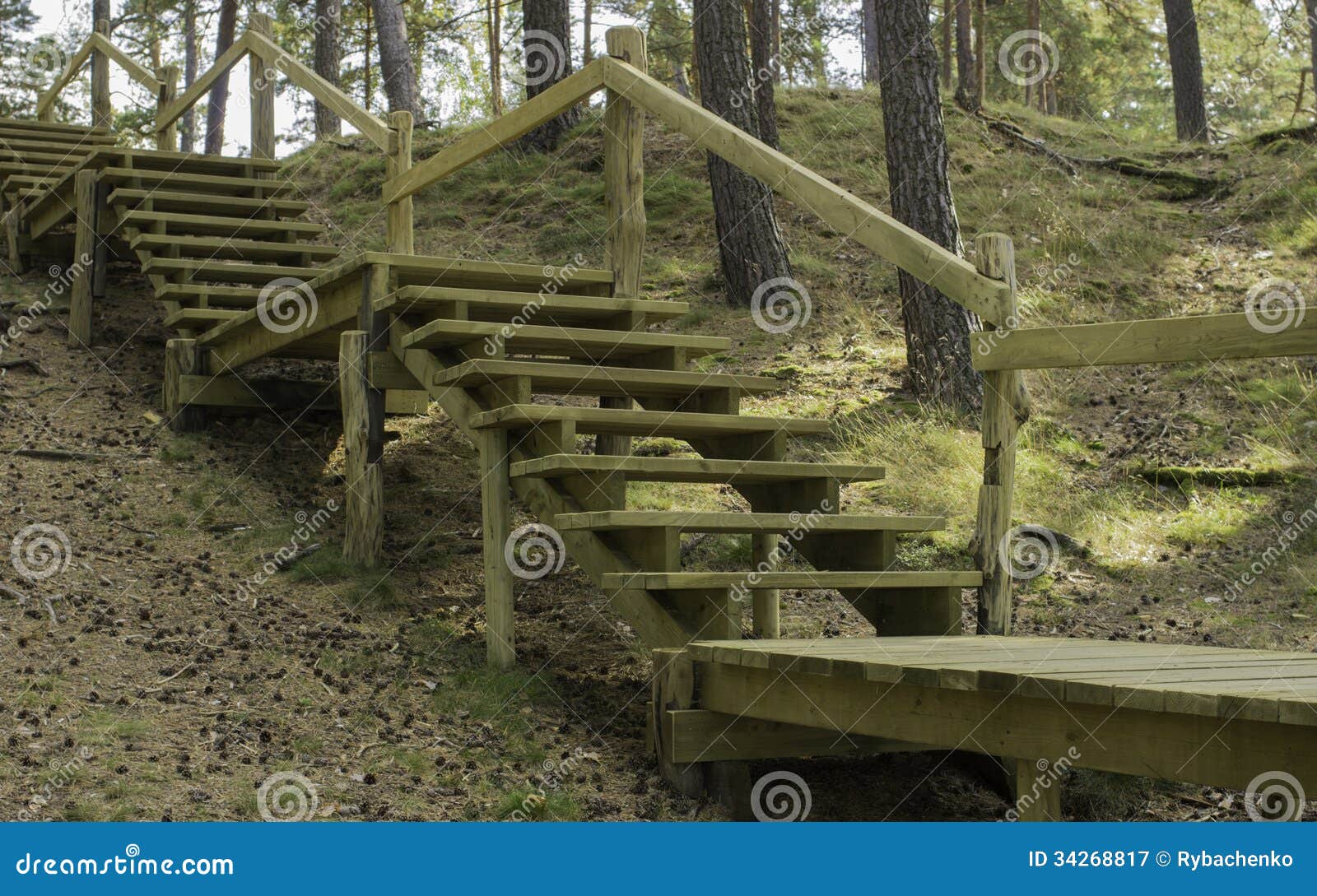 Wooden Steps Stock Photography | CartoonDealer.com #44520152