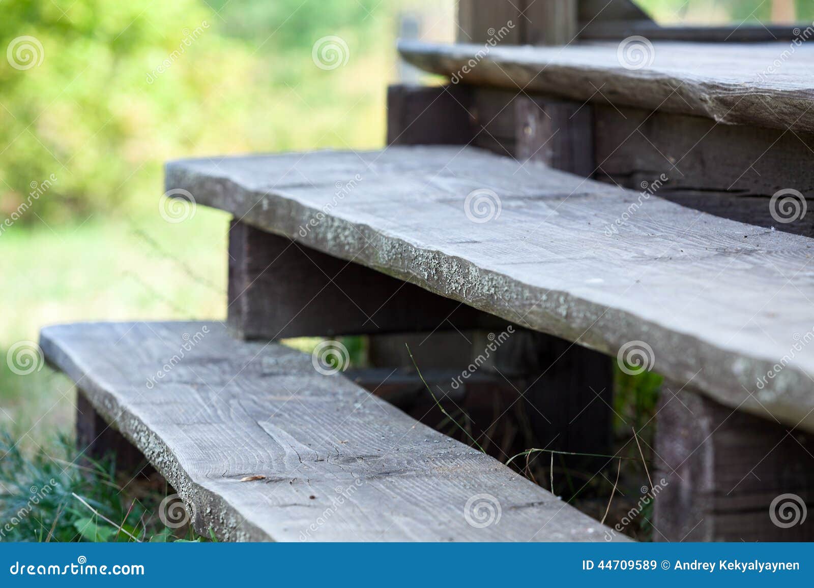 Wooden Steps of Porch Veranda Stock Image - Image of joiner, gray: 44709589