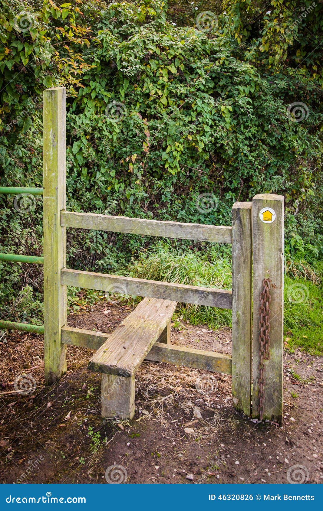 Wooden Stile On The Welsh Coastal Path Royalty-Free Stock Image ...