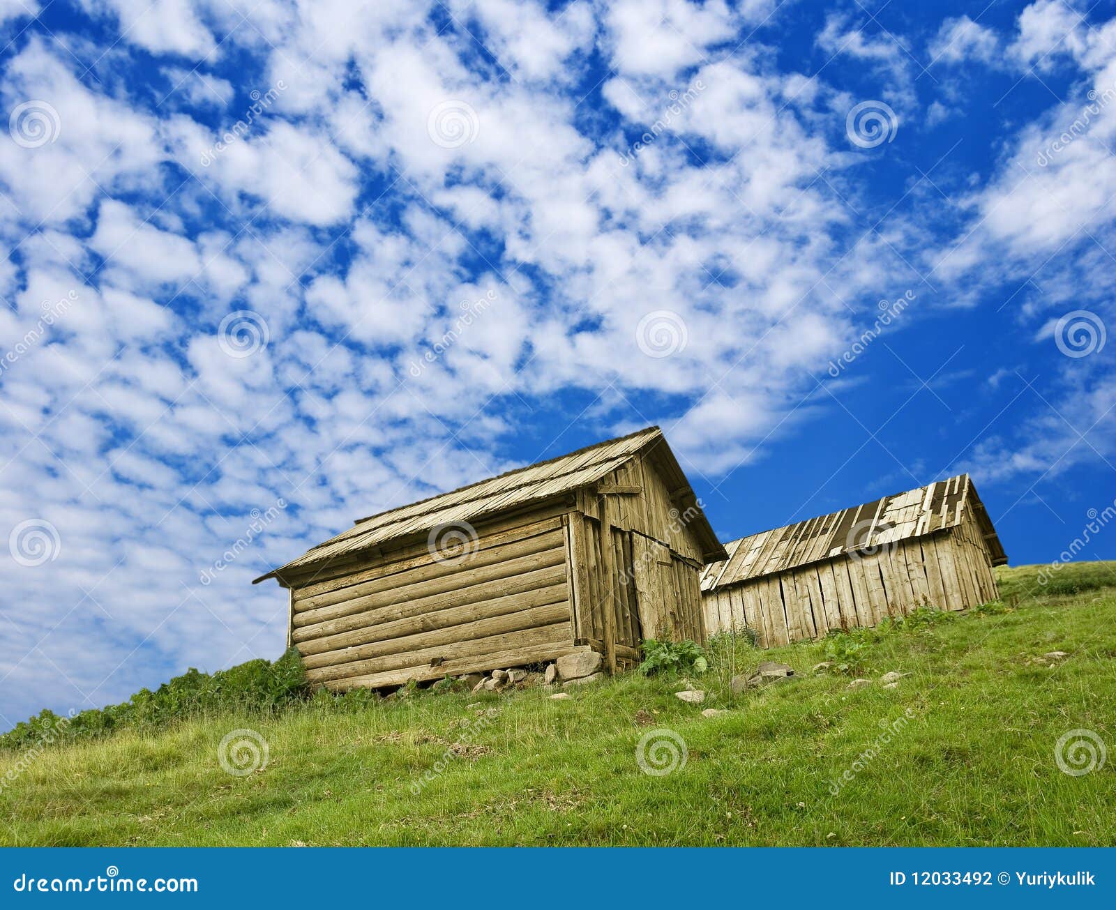 Wooden structures stock photo. Image of house, grass - 12033492