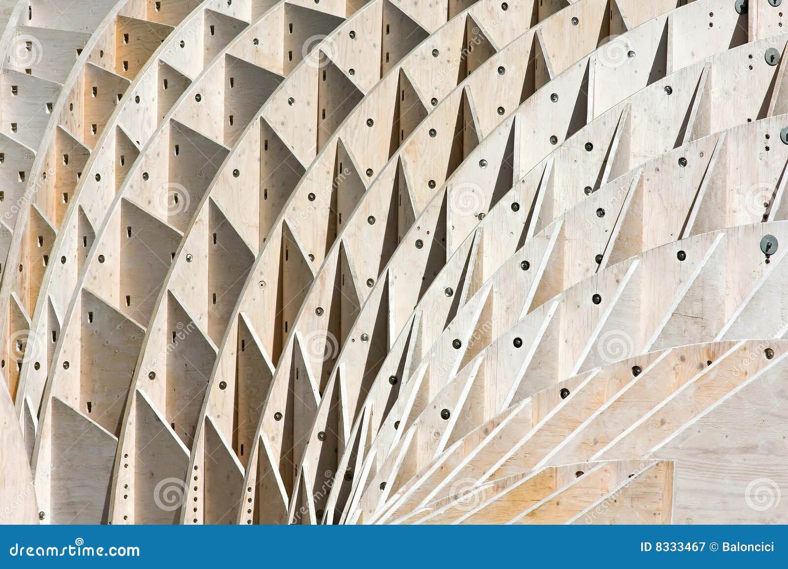 Wooden Structures In Design And Architecture Royalty-Free Stock Photo ...