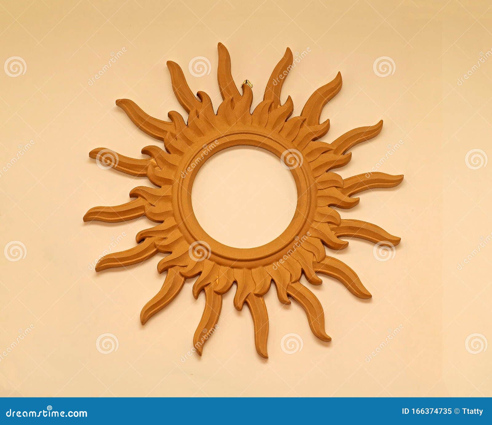 Wooden sunshine frame stock image. Image of symbol, wooden - 166374735
