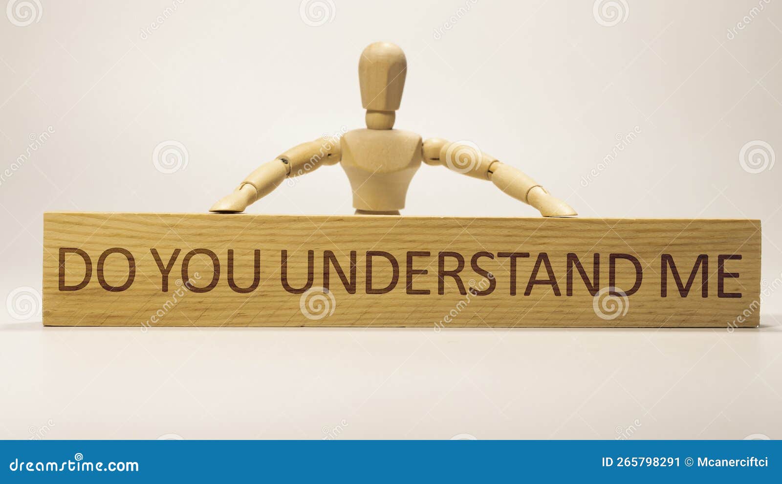 On Wooden Surface Do You Understand Me. Wooden Concept Stock Image ...