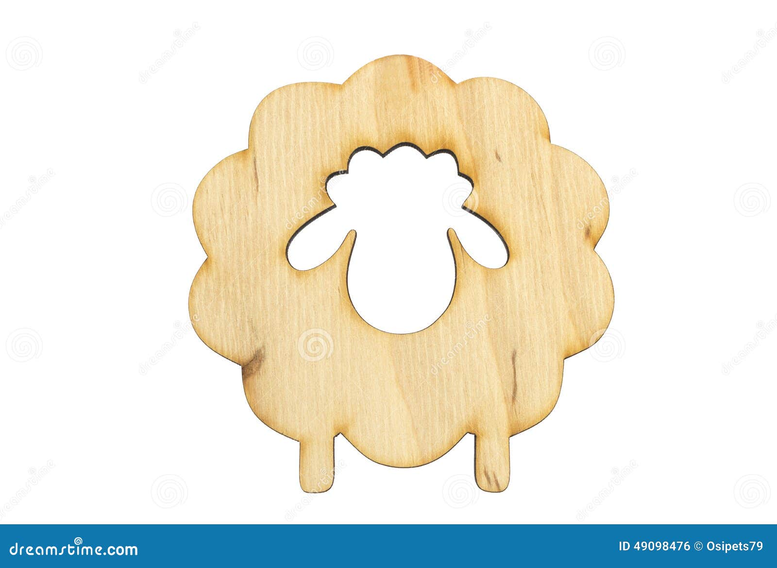 Wooden symbol of sheep stock photo. Image of symbol, sheep - 49098476