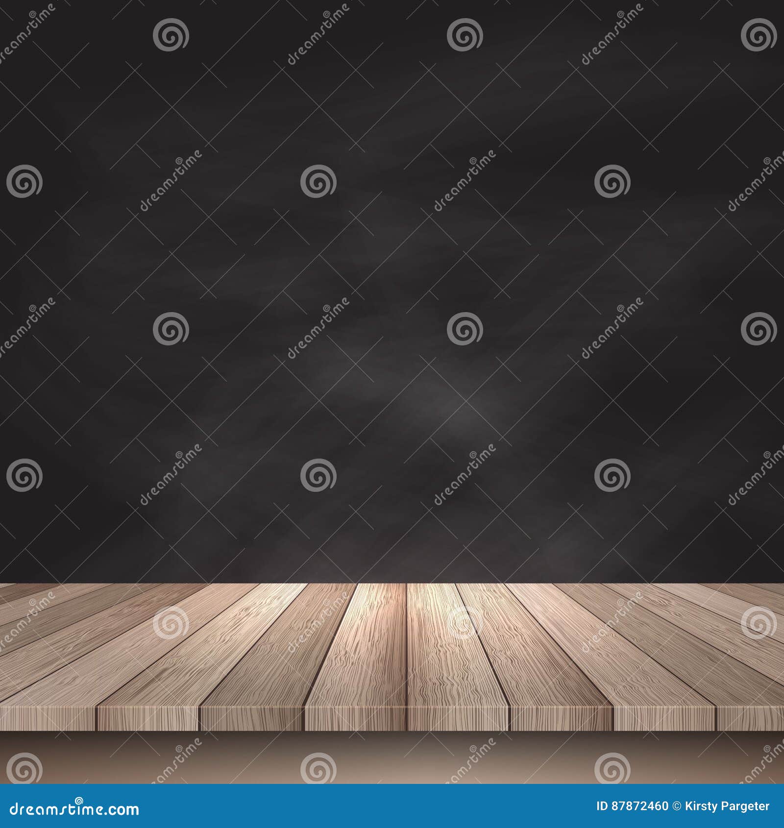 Wooden Table Top With Blurred Nature Background Royalty-Free Stock ...