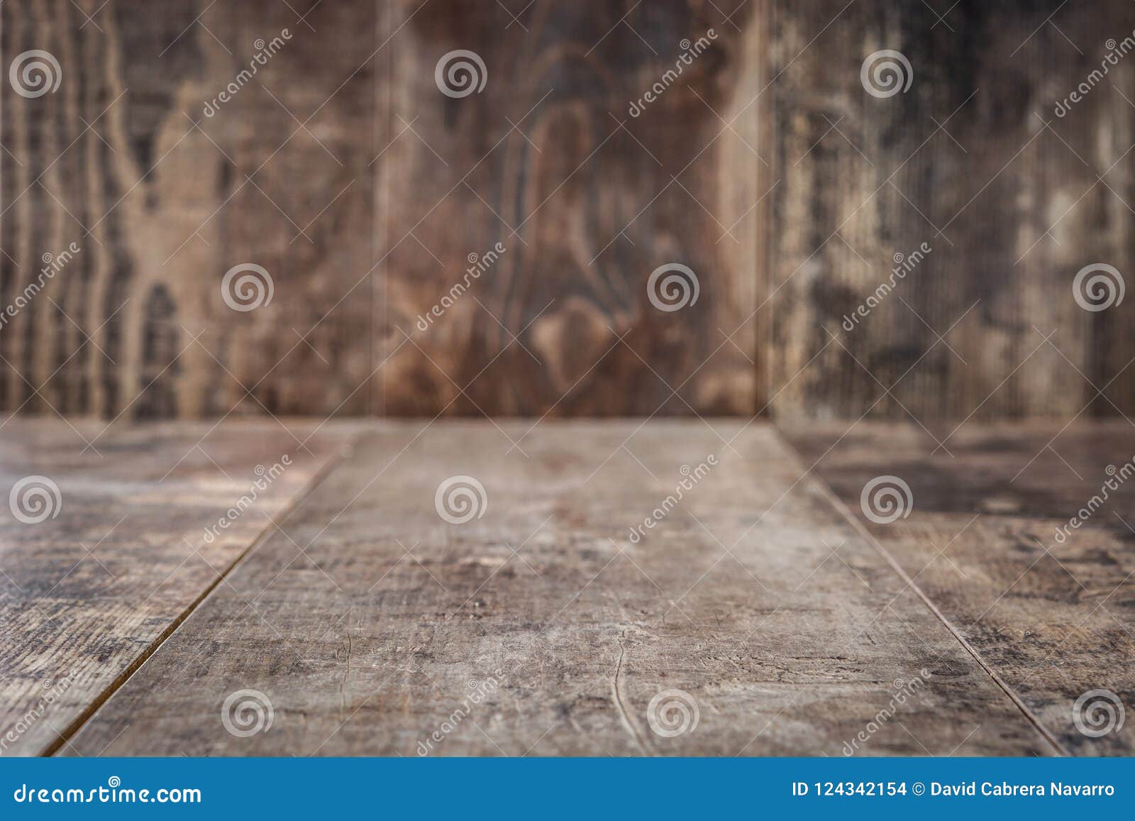 Rustic Wooden Table Background. Empty. Stock Photo - Image of rustic ...