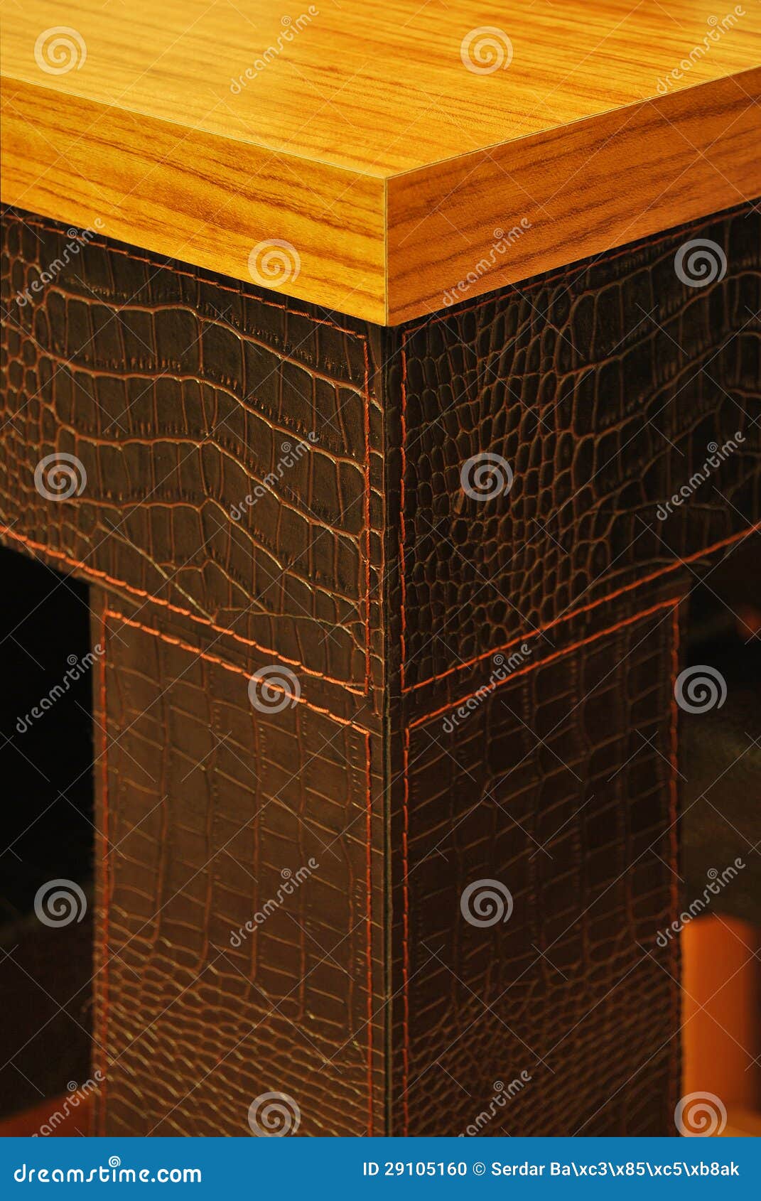 Wooden table corner stock photo. Image of abstract, decor - 29105160