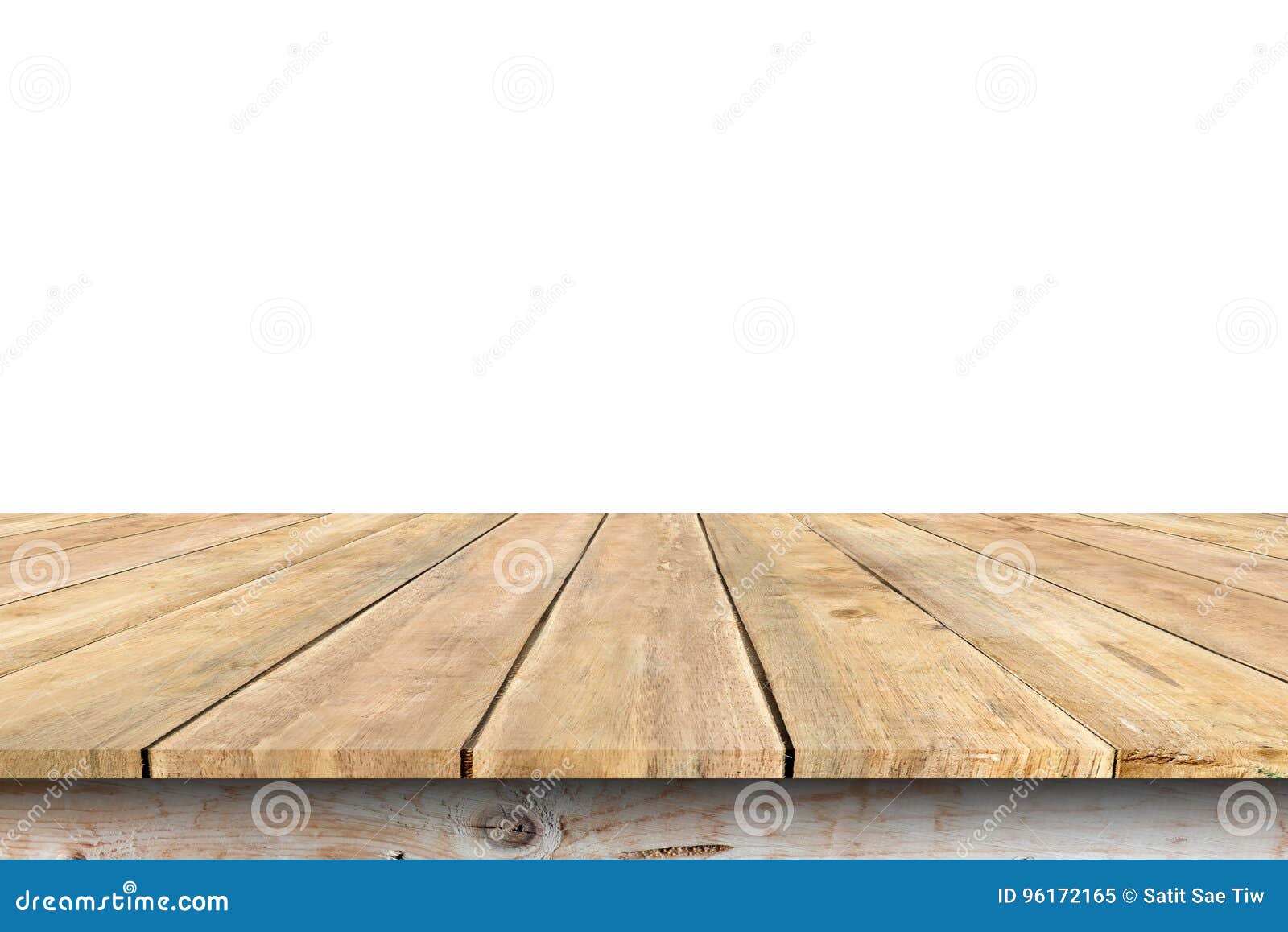 Wooden Table Isolated on White Background Stock Image - Image of brown ...