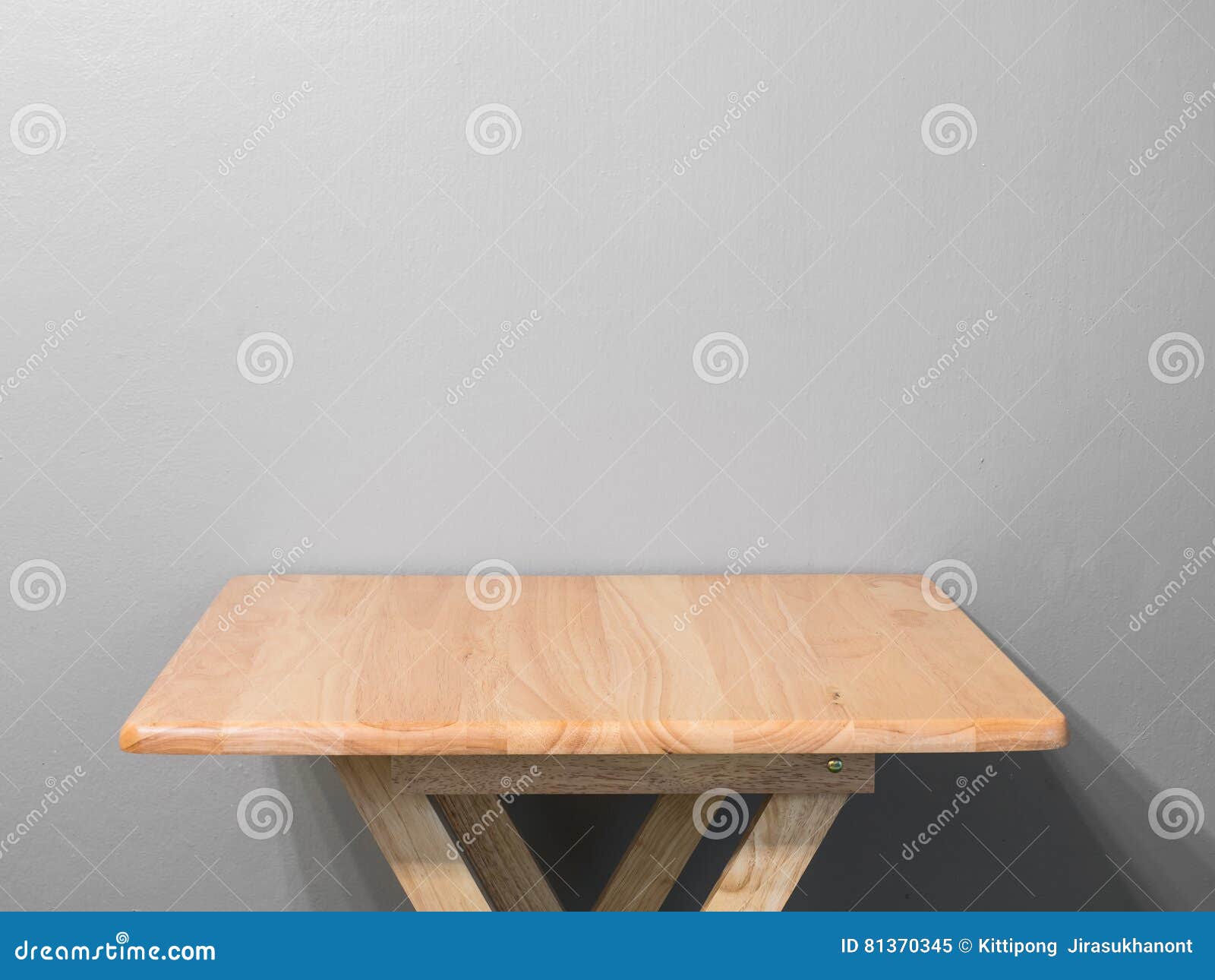 Wooden table side view stock image. Image of grey, show - 81370345